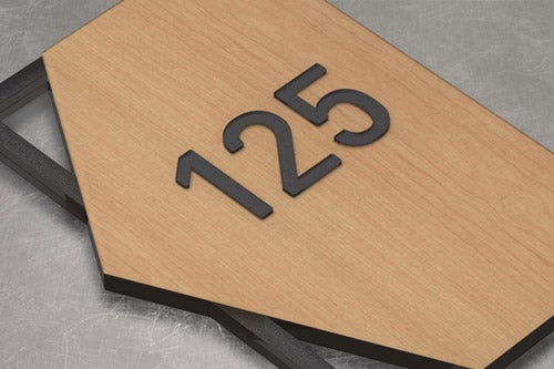 Modern Apartment Number Signs | MultiHousingSigns.com