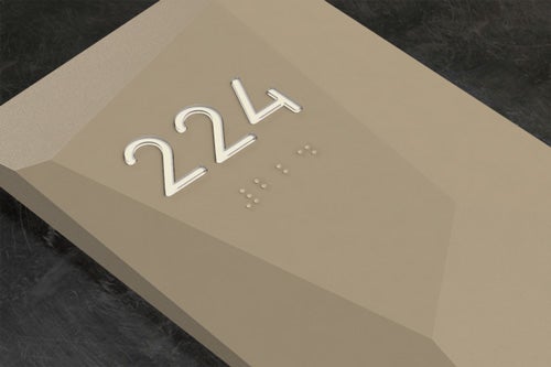 Apartment Number Signs | Modern Apartment Door Numbers ...