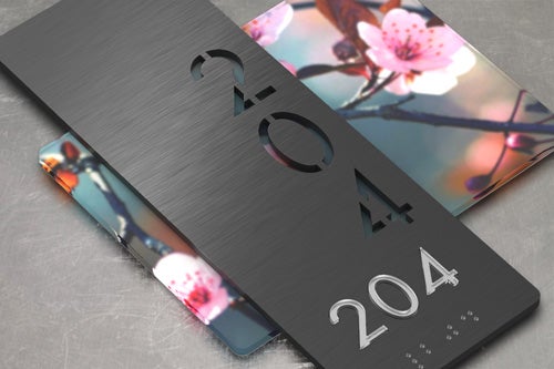 Modern Apartment Number Signs | MultiHousingSigns.com