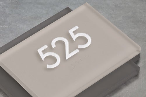 Modern Apartment Number Signs | MultiHousingSigns.com