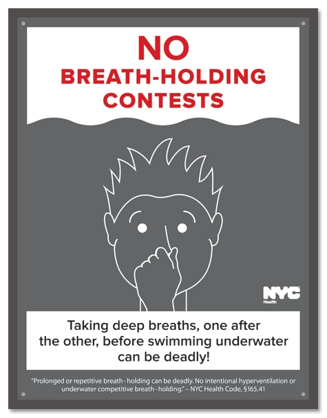 NYC No Breath-Holding Sign | MultiHousingSigns.com